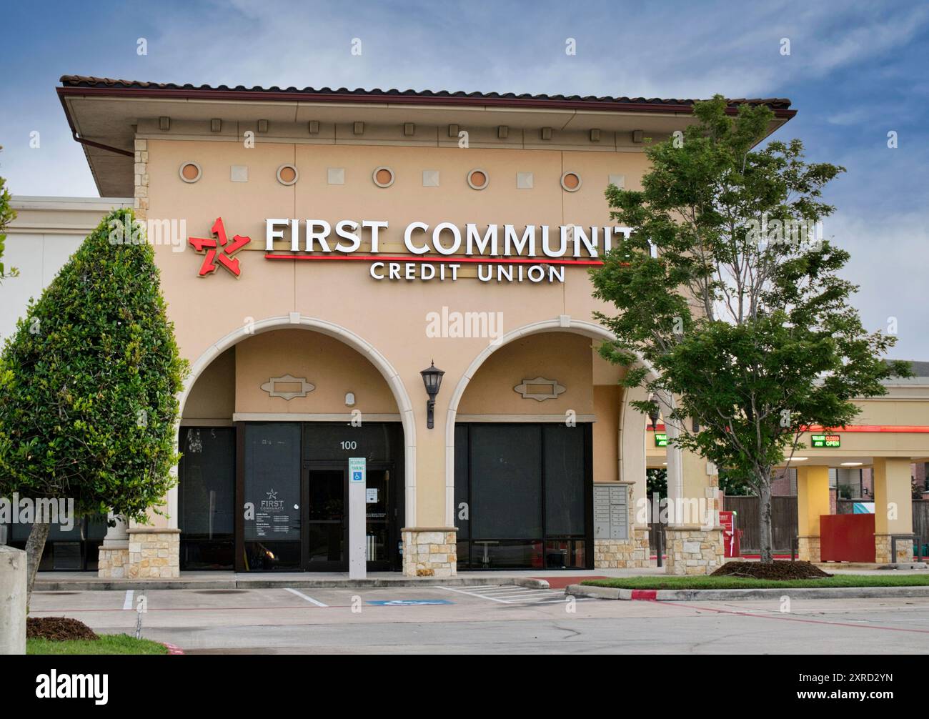 Houston, Texas USA 06-16-2024: First Community Credit Union storefront ...