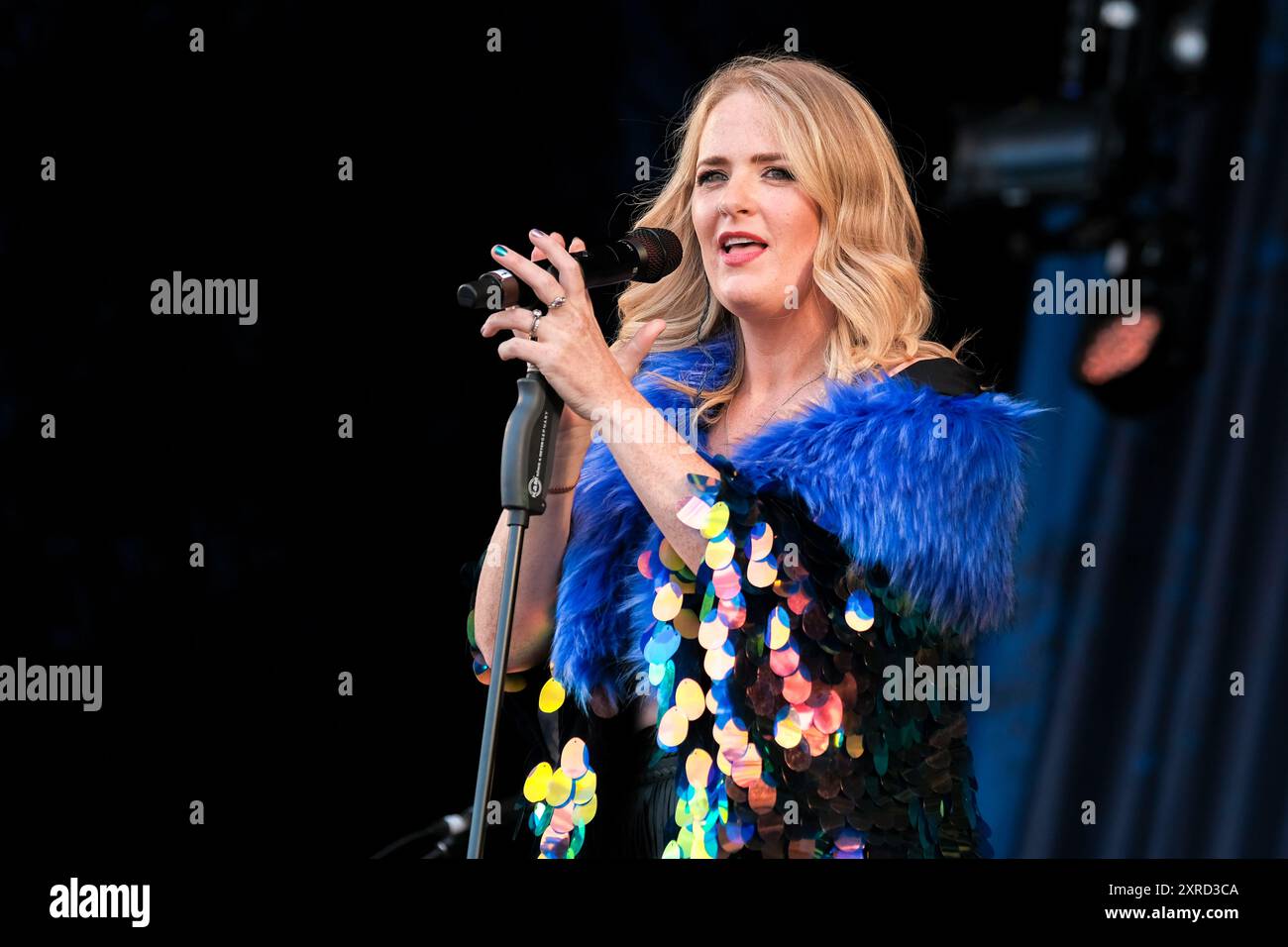 Williamscot, UK. 09th Aug, 2024. English blues roots, rock singer ...