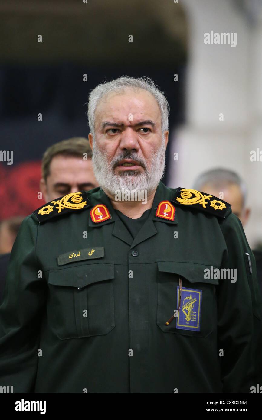 Tehran, Iran. 9th Aug, 2024. Deputy commander of Iran's Revolutionary ...