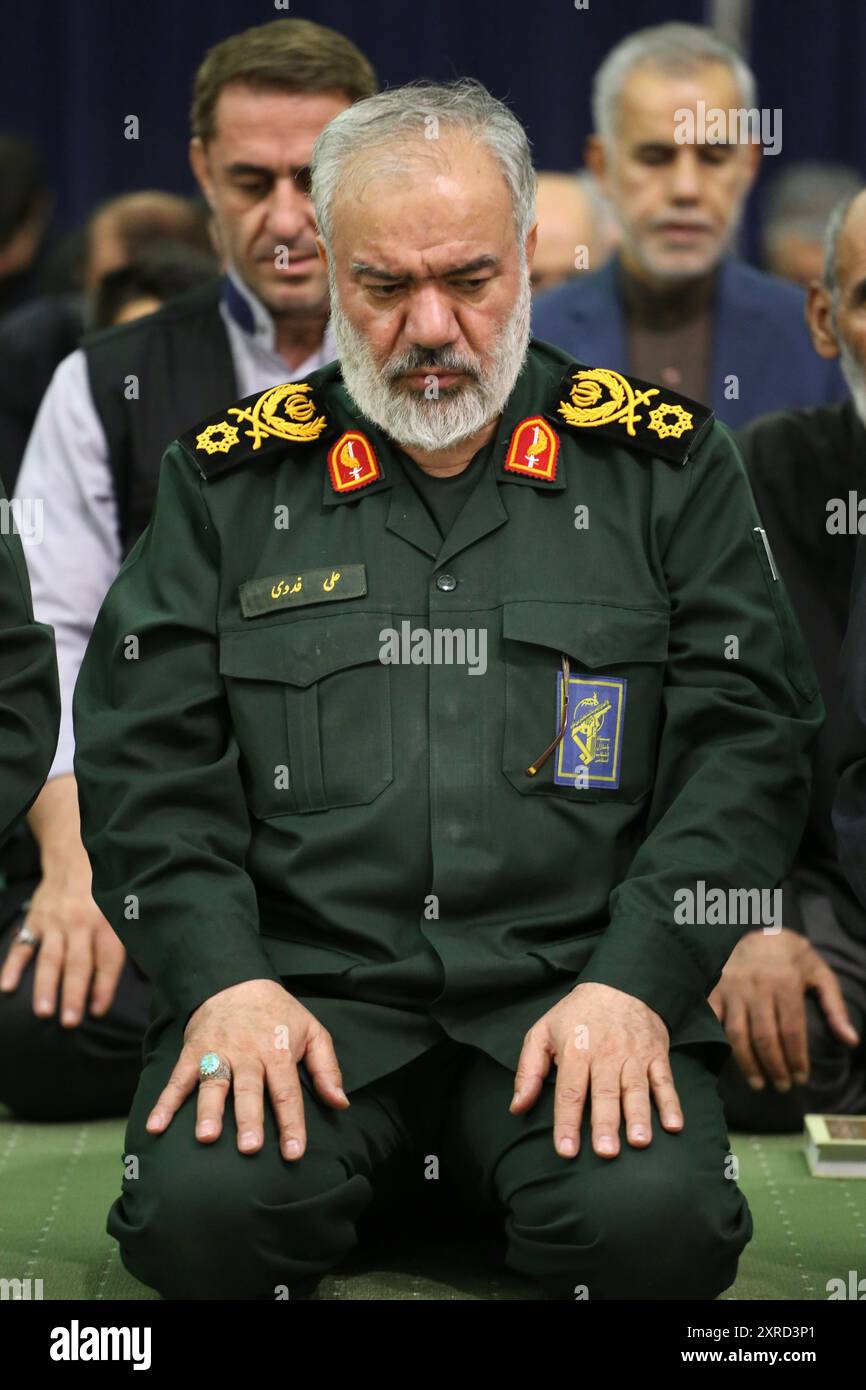 Tehran, Iran. 9th Aug, 2024. Deputy commander of Iran's Revolutionary ...