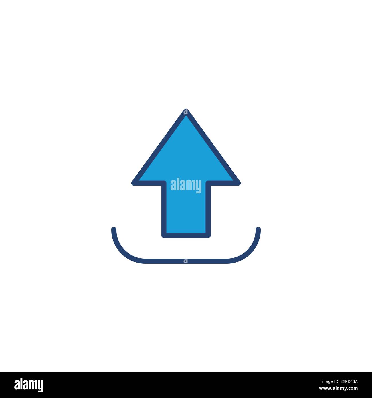 Upload icon vector. load data symbol Stock Vector Image & Art - Alamy