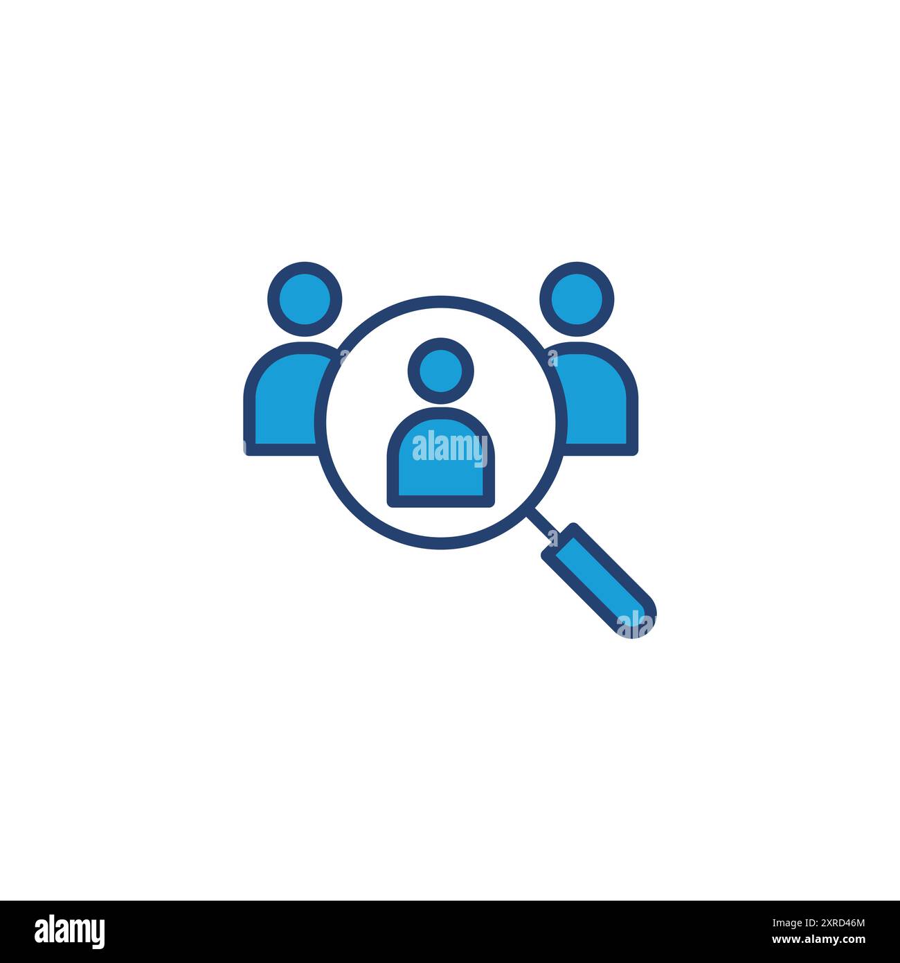 Hiring icon vector. Search job vacancy icon. Human resources concept ...