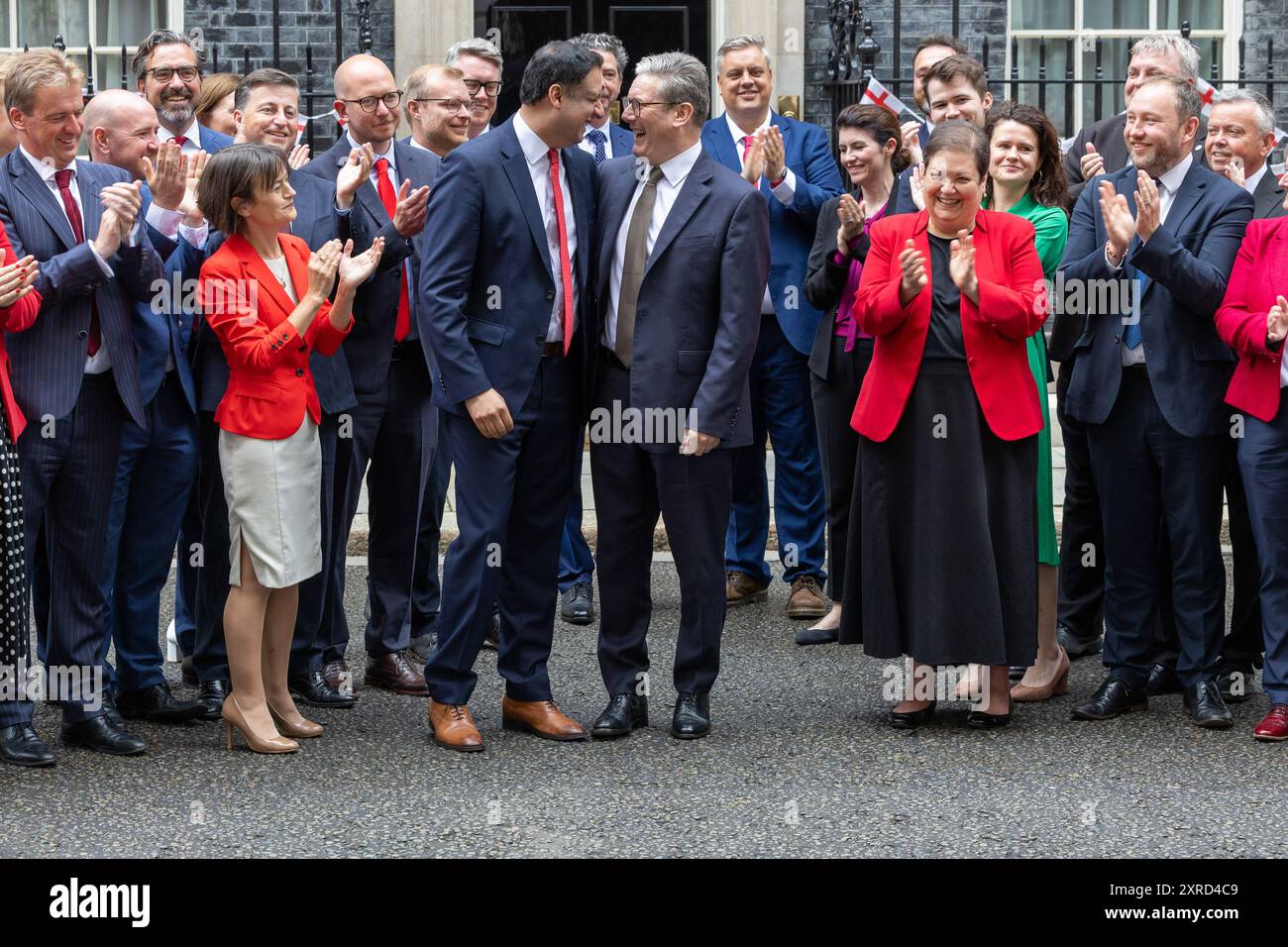 Prime Minister Keir Starmer with Scottish Labour leader Anas Sarwar and ...