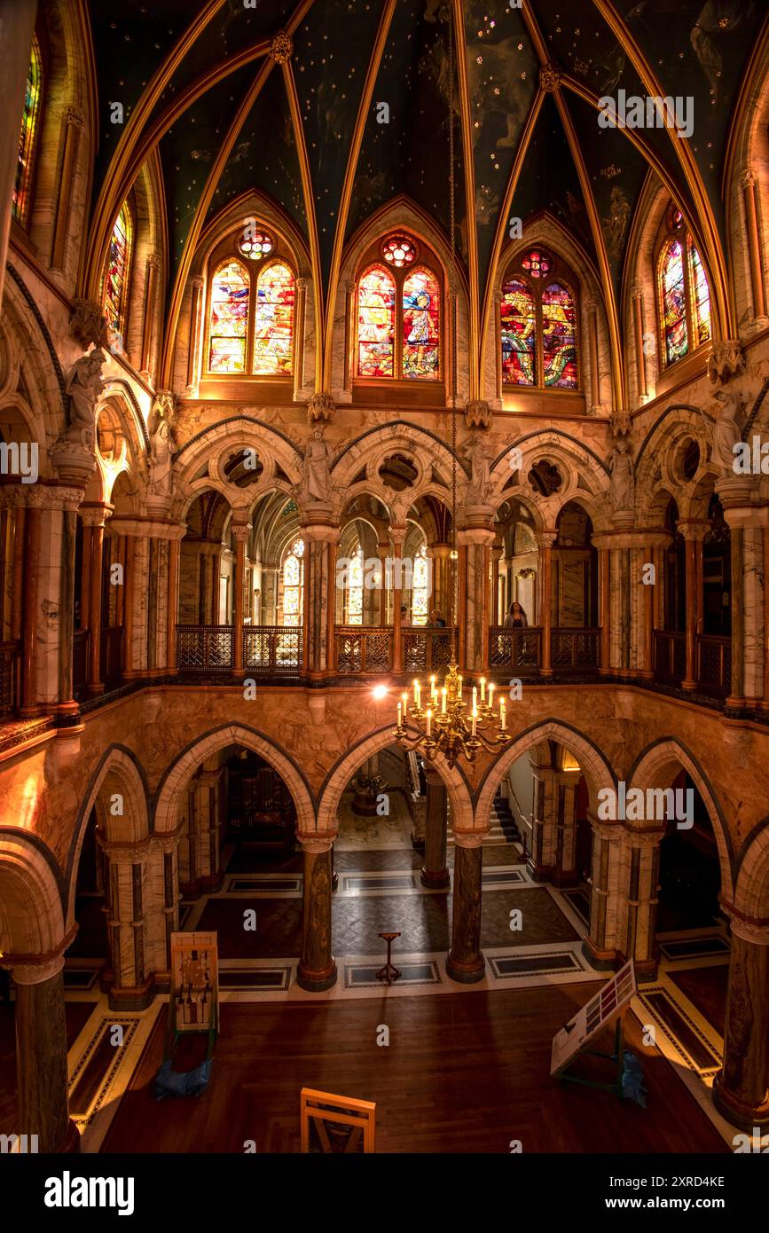 Rothesay, Bute, Scotland, UK. 6th July, 2024. Vaulted ceilings, gothic ...