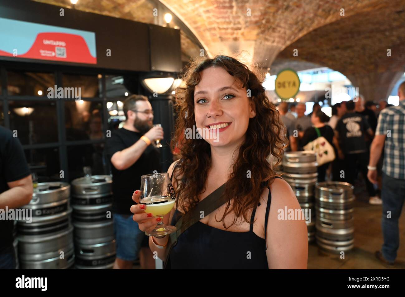 Friday morning the beer craft festival opened at Tobacco Dock with the queue outside going as ...