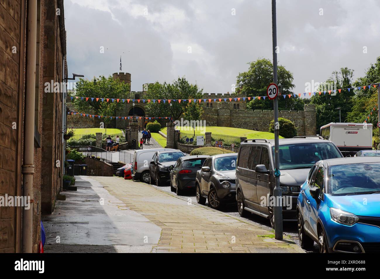 Jedburgh Castle Jail in the Scottish Borders Town, Scotland, UK Stock ...