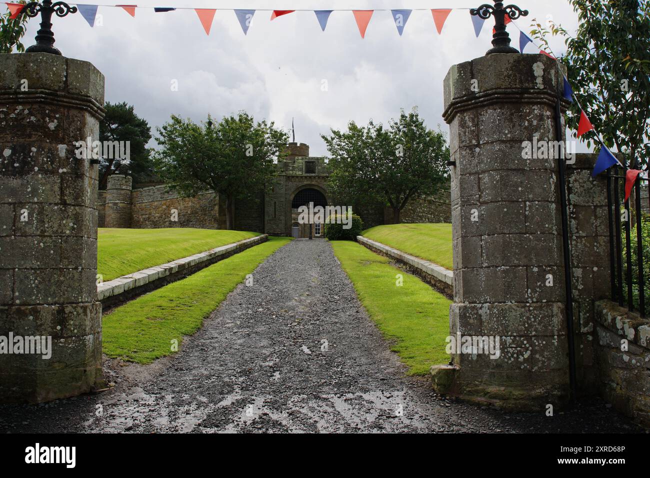 Jedburgh Castle Jail in the Scottish Borders Town, Scotland, UK Stock ...