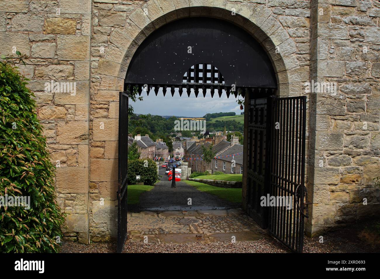 Jedburgh Castle Jail in the Scottish Borders Town, Scotland, UK Stock ...