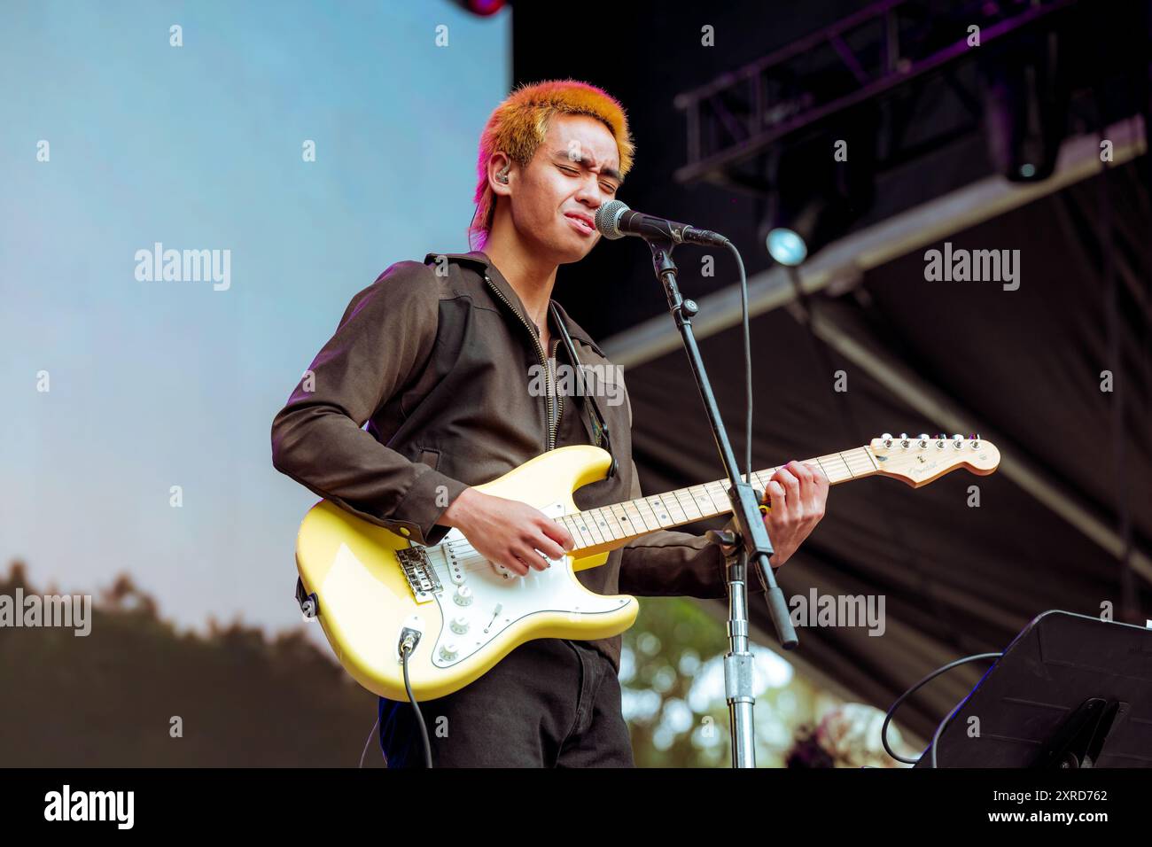 Rocco perform on the Sutro Stage at the Outside Lands 2024 Music and ...