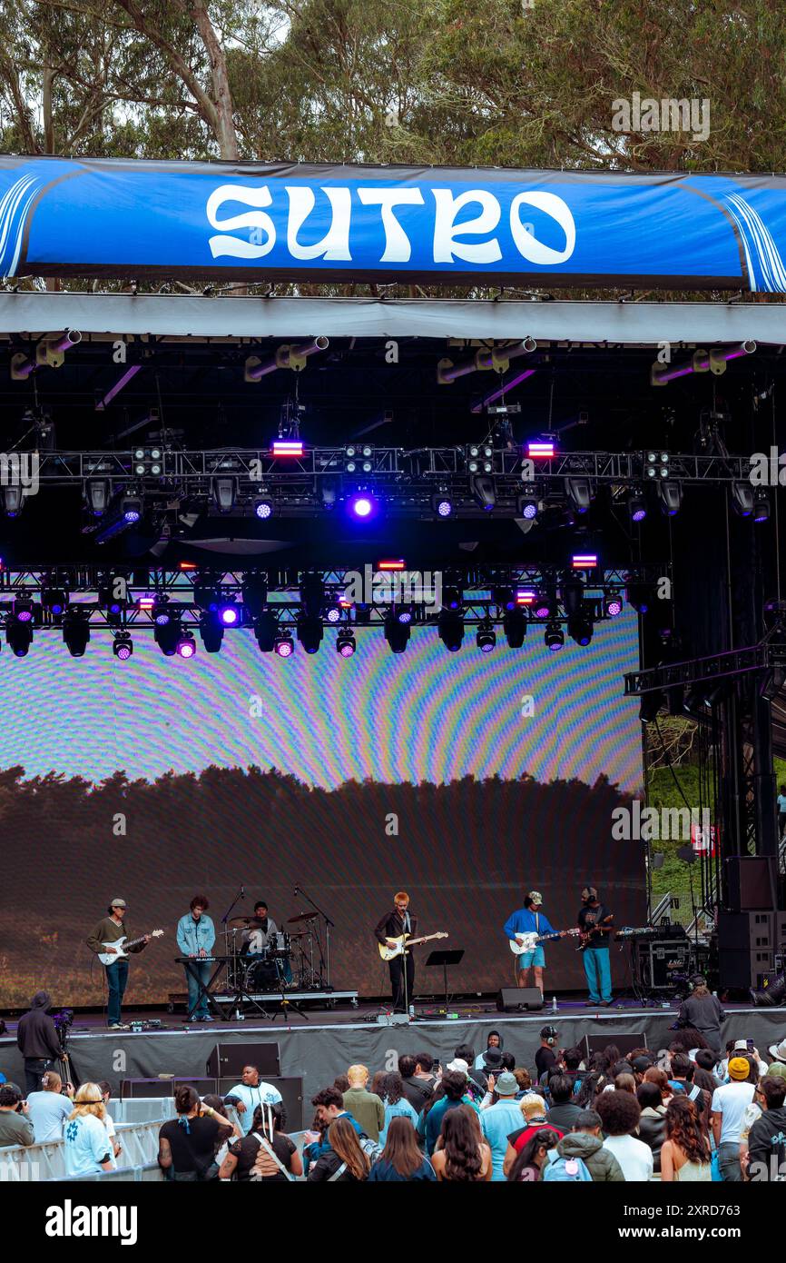 Rocco perform on the Sutro Stage at the Outside Lands 2024 Music and ...