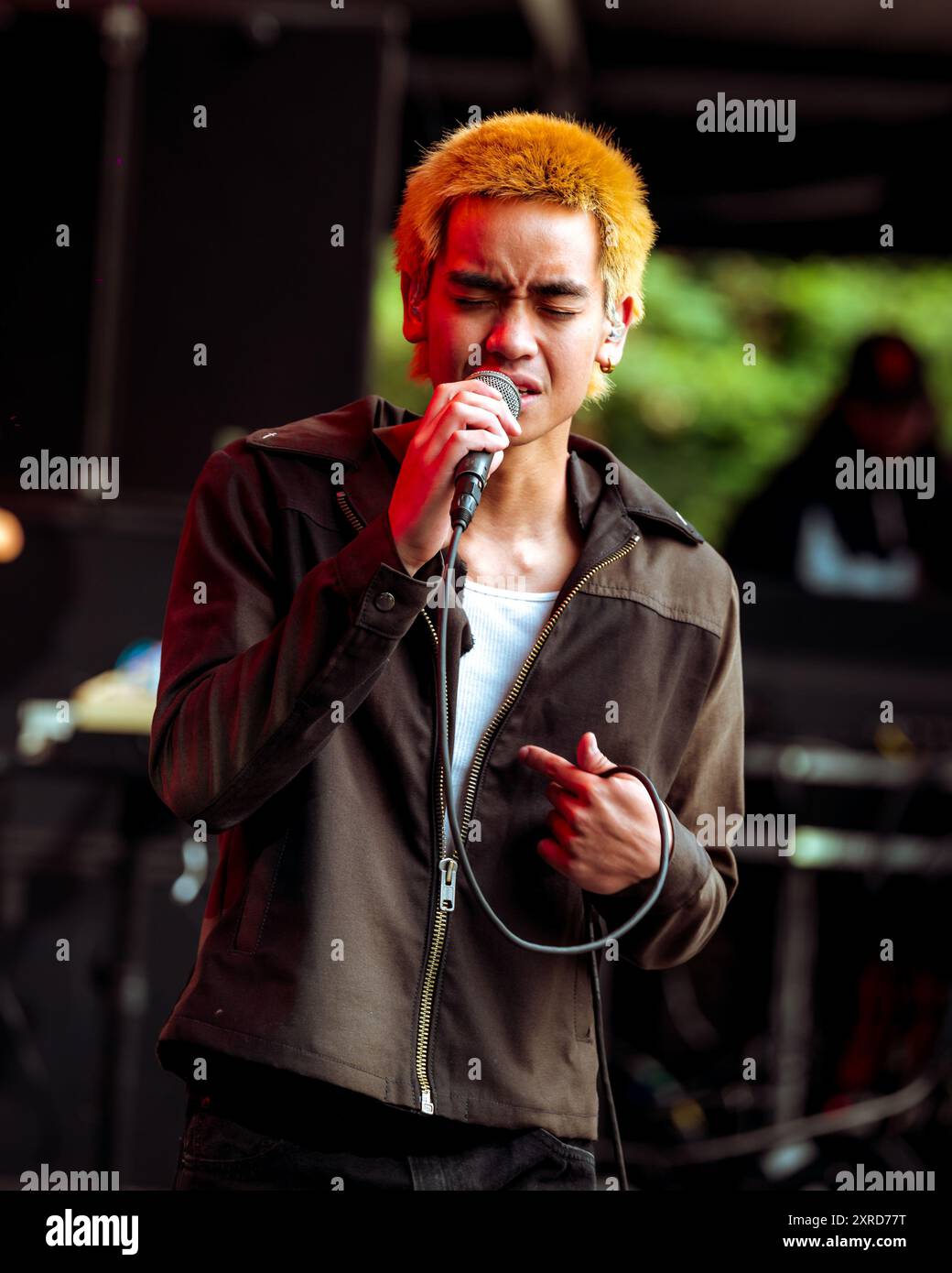 Rocco perform on the Sutro Stage at the Outside Lands 2024 Music and ...