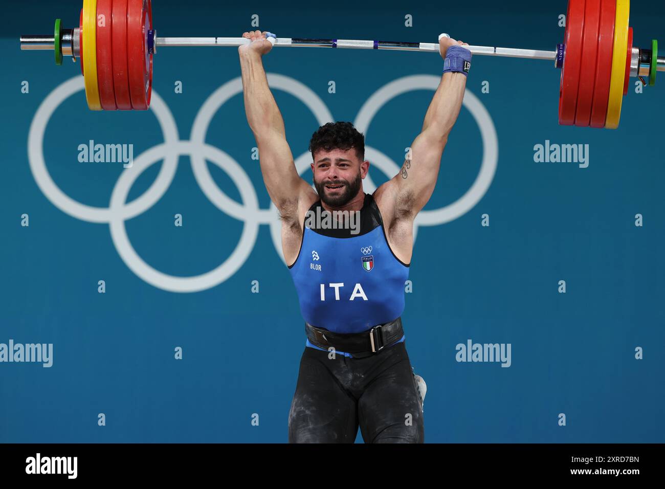 Paris, France. 9th Aug, 2024. Antonino Pizzolato of Italy competes ...