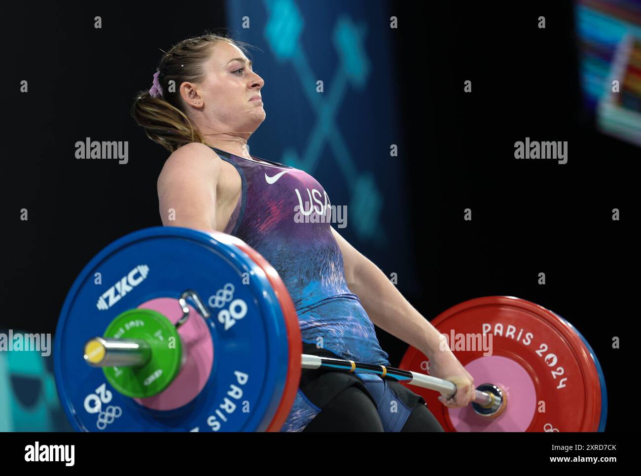 Paris, France. 9th Aug, 2024. Olivia Reeves of the United States ...