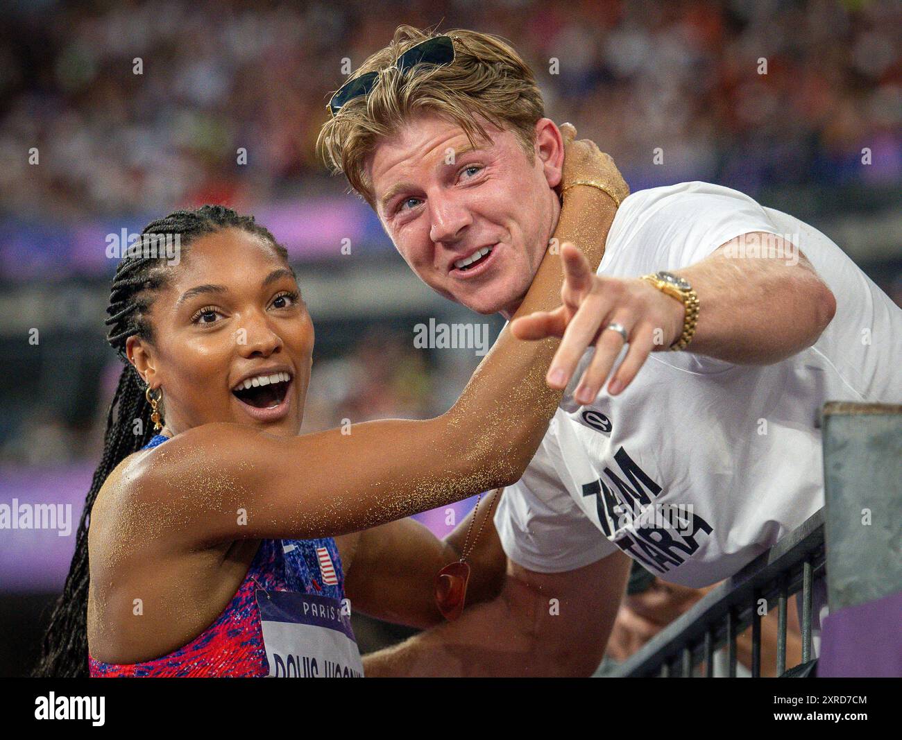 Paris, Ile de France, France. 8th Aug, 2024. August 8, 2024: TARA DAVIS ...