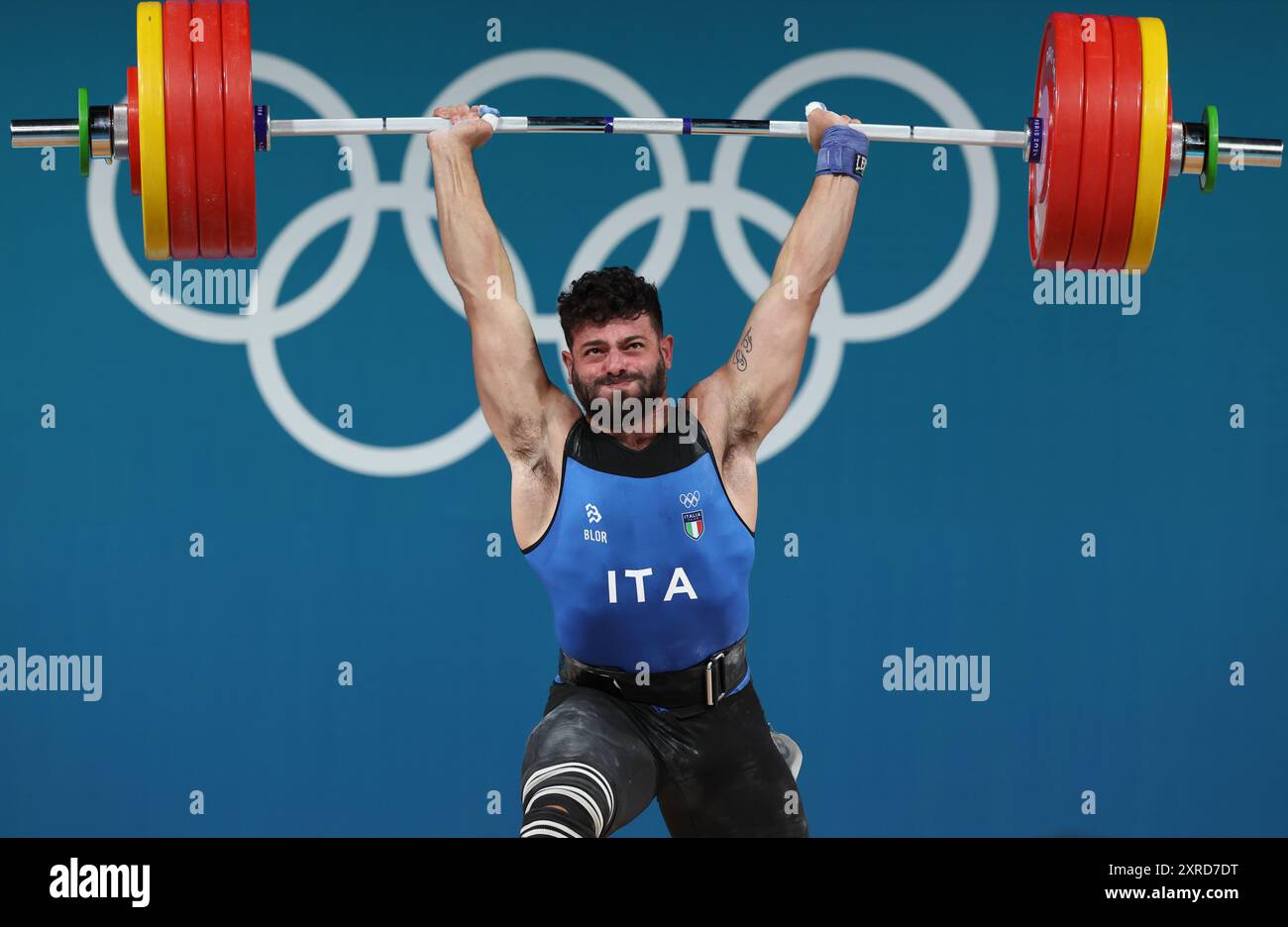 Paris, France. 9th Aug, 2024. Antonino Pizzolato of Italy competes ...