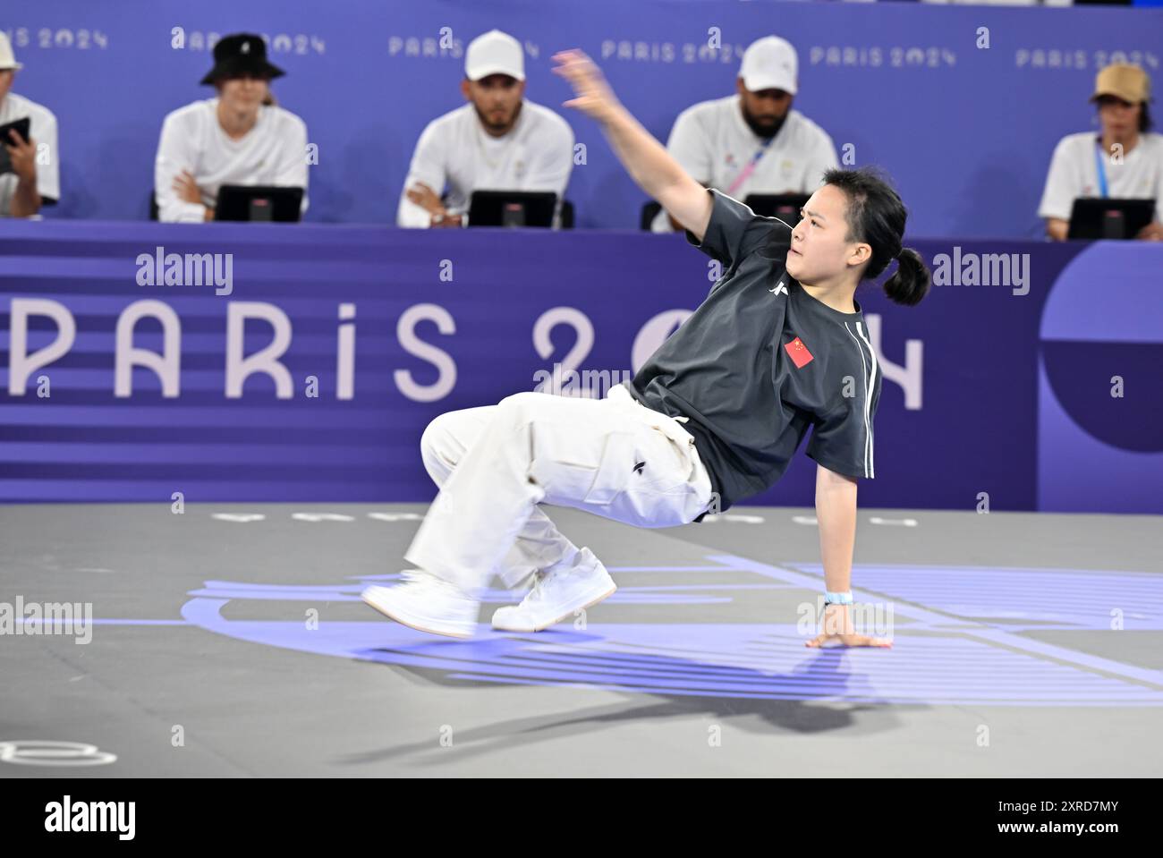 Paris, France. 9th Aug, 2024. Liu Qingyi of China, known as B-Girl 671 ...