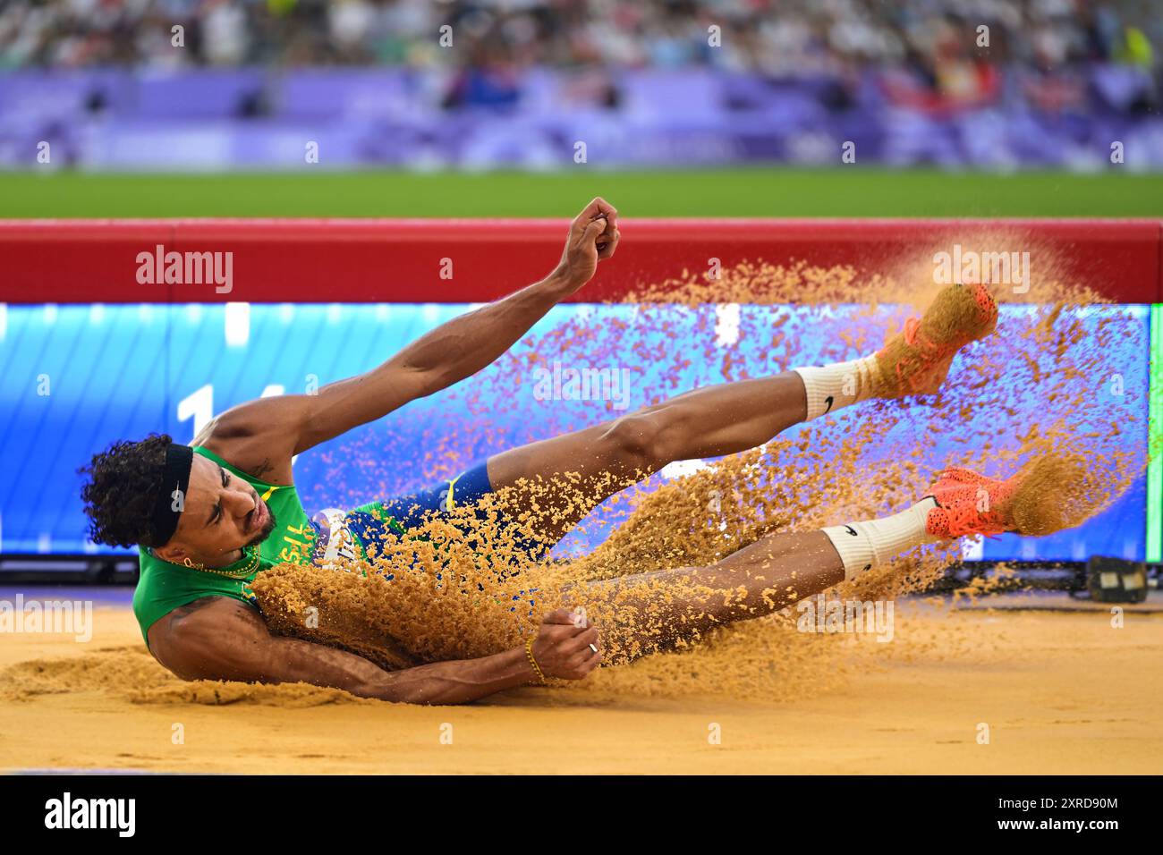 SAINT-DENIS, PA - 09.08.2024: MEN'S TRIPLE JUMP - Paris 2024 Olympics ...