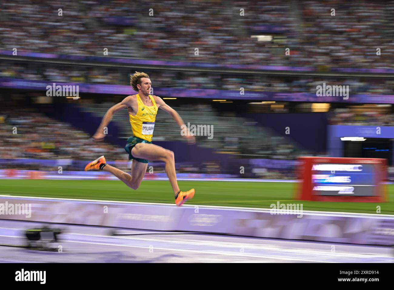 SAINT-DENIS, PA - 09.08.2024: MEN'S TRIPLE JUMP - Paris 2024 Olympics ...