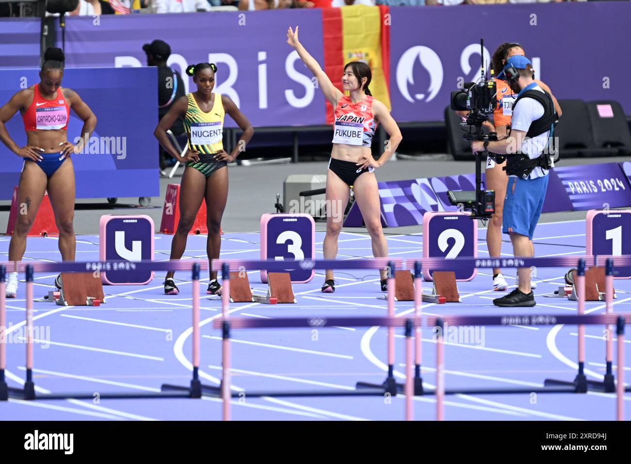 Saint-Denis, France. Credit: MATSUO. 9th Aug, 2024. Mako Fukube (JPN ...