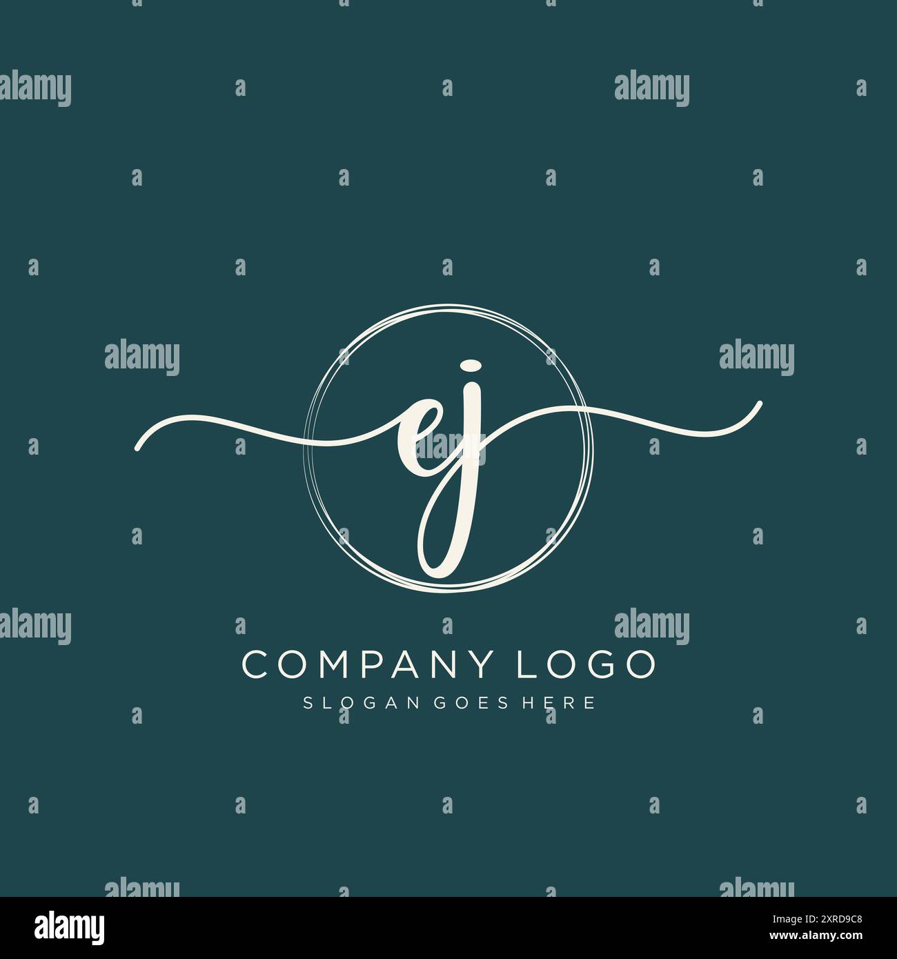 Ej initial Stock Vector Images - Alamy