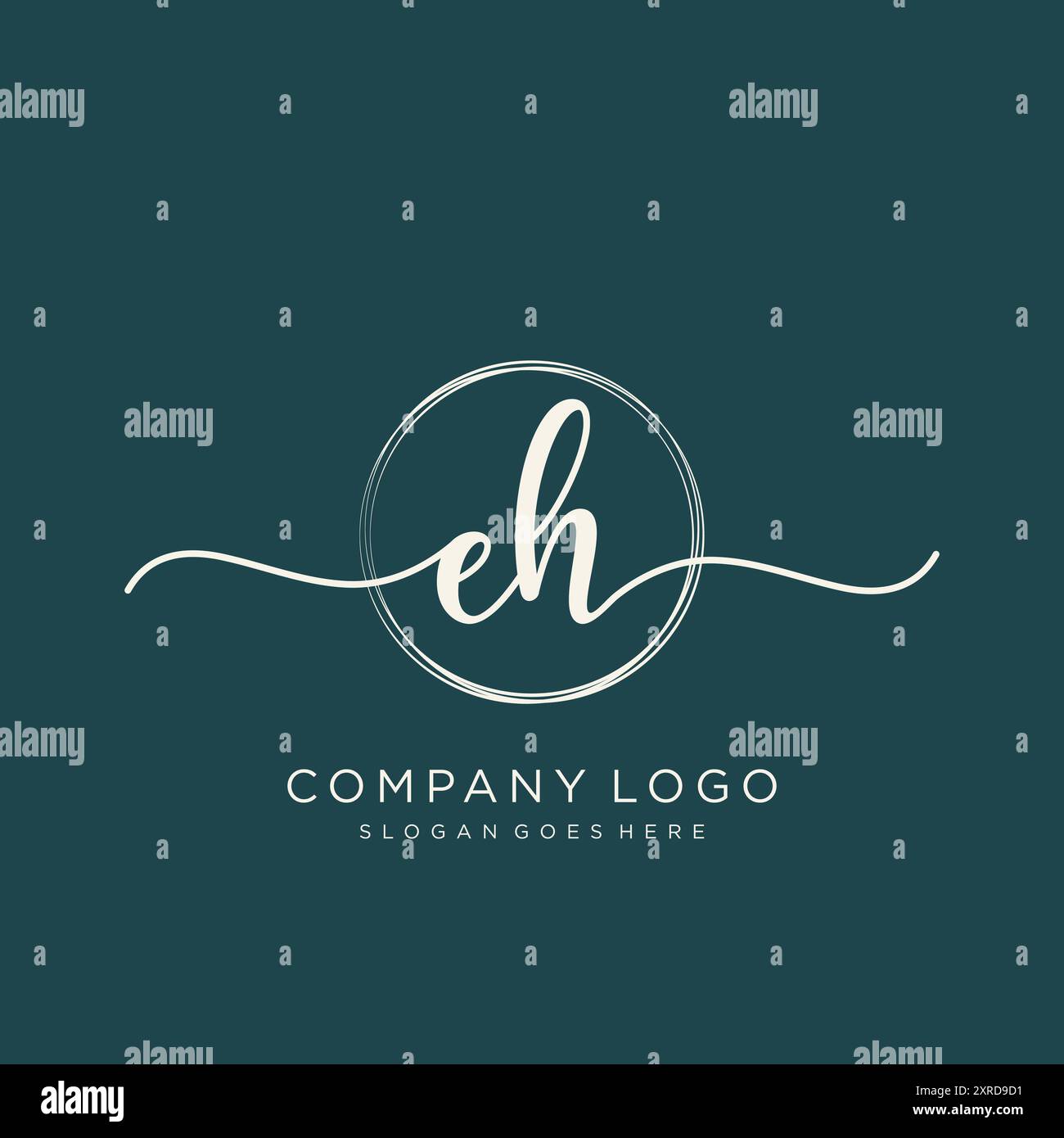 Eh initial Stock Vector Images - Alamy