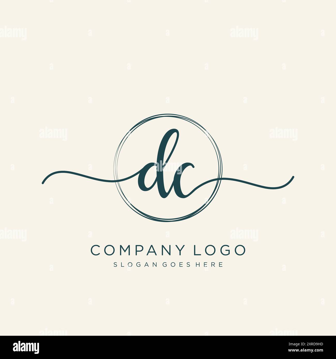 Dc letter design Stock Vector Images - Alamy