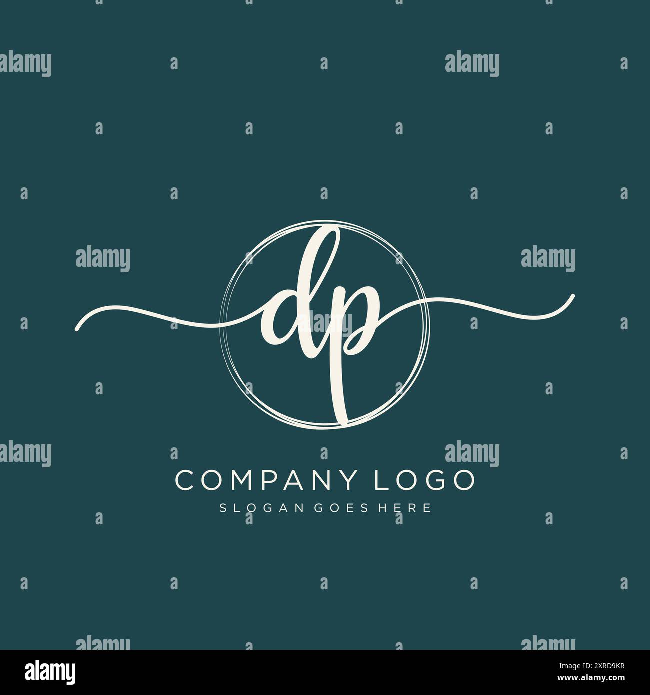 Dp initial Stock Vector Images - Alamy