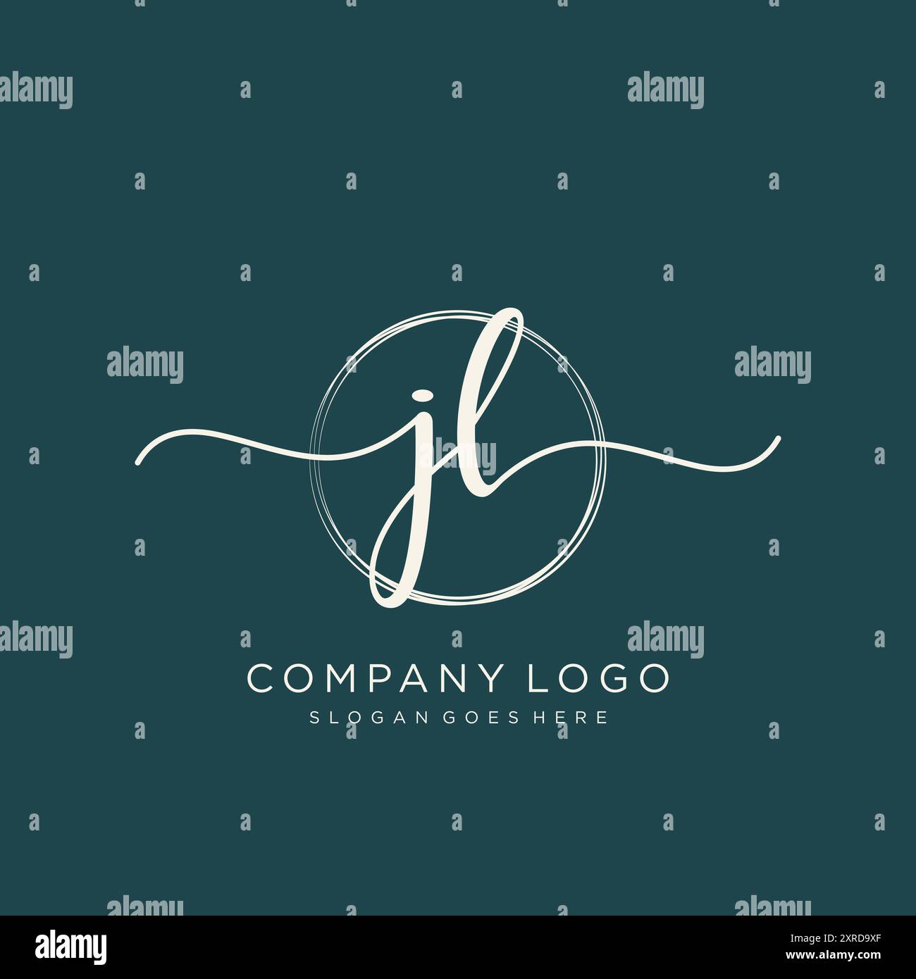 Jl letter design hi-res stock photography and images - Alamy