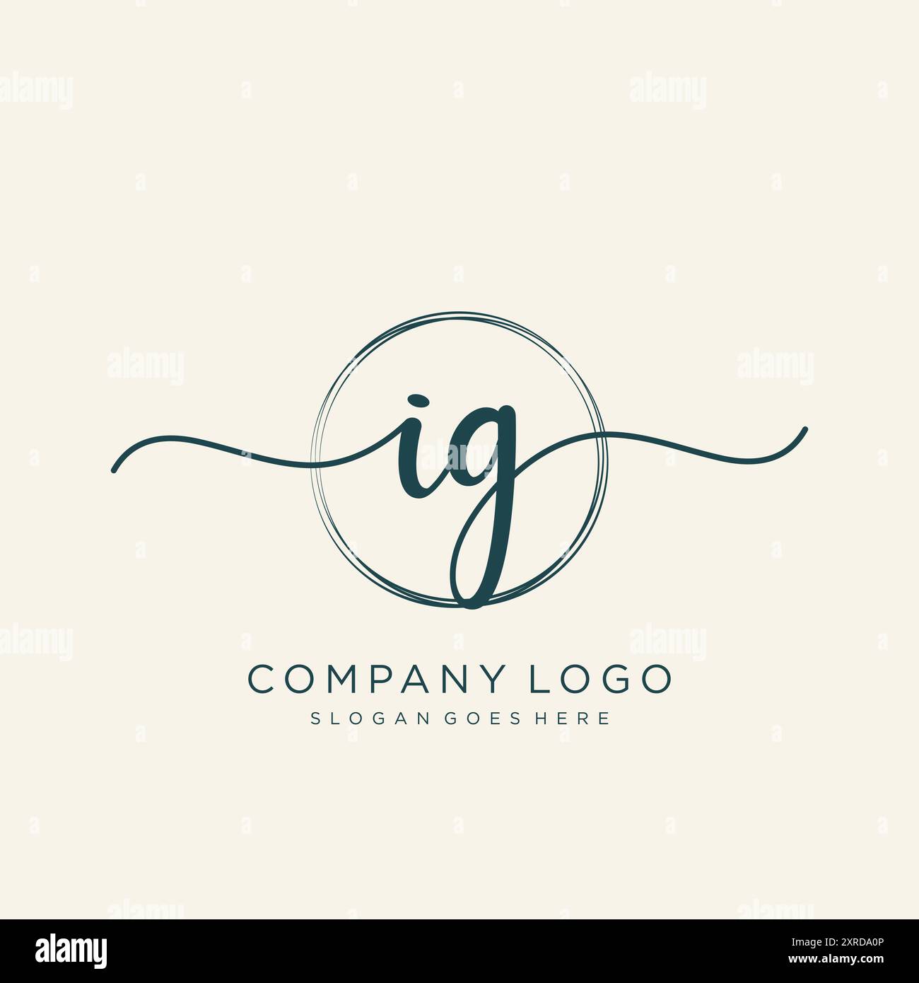 Initial ig logo Stock Vector Images - Alamy