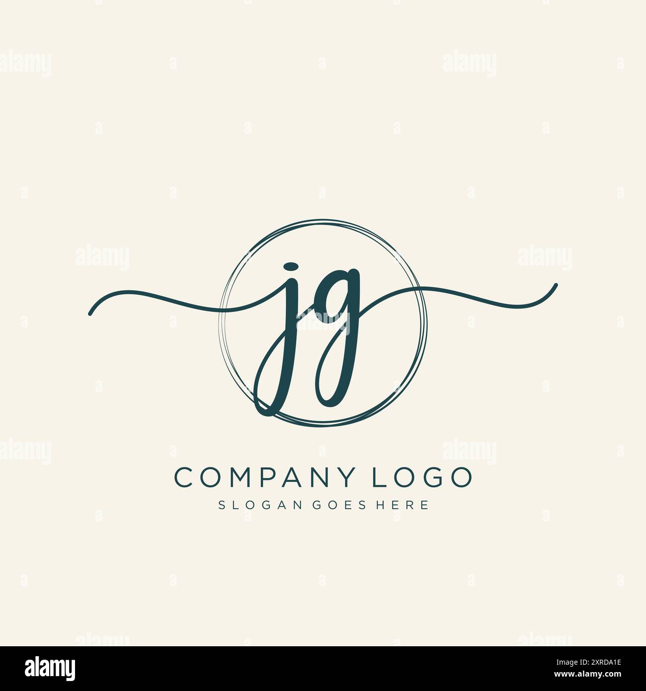 Jg initial Stock Vector Images - Alamy