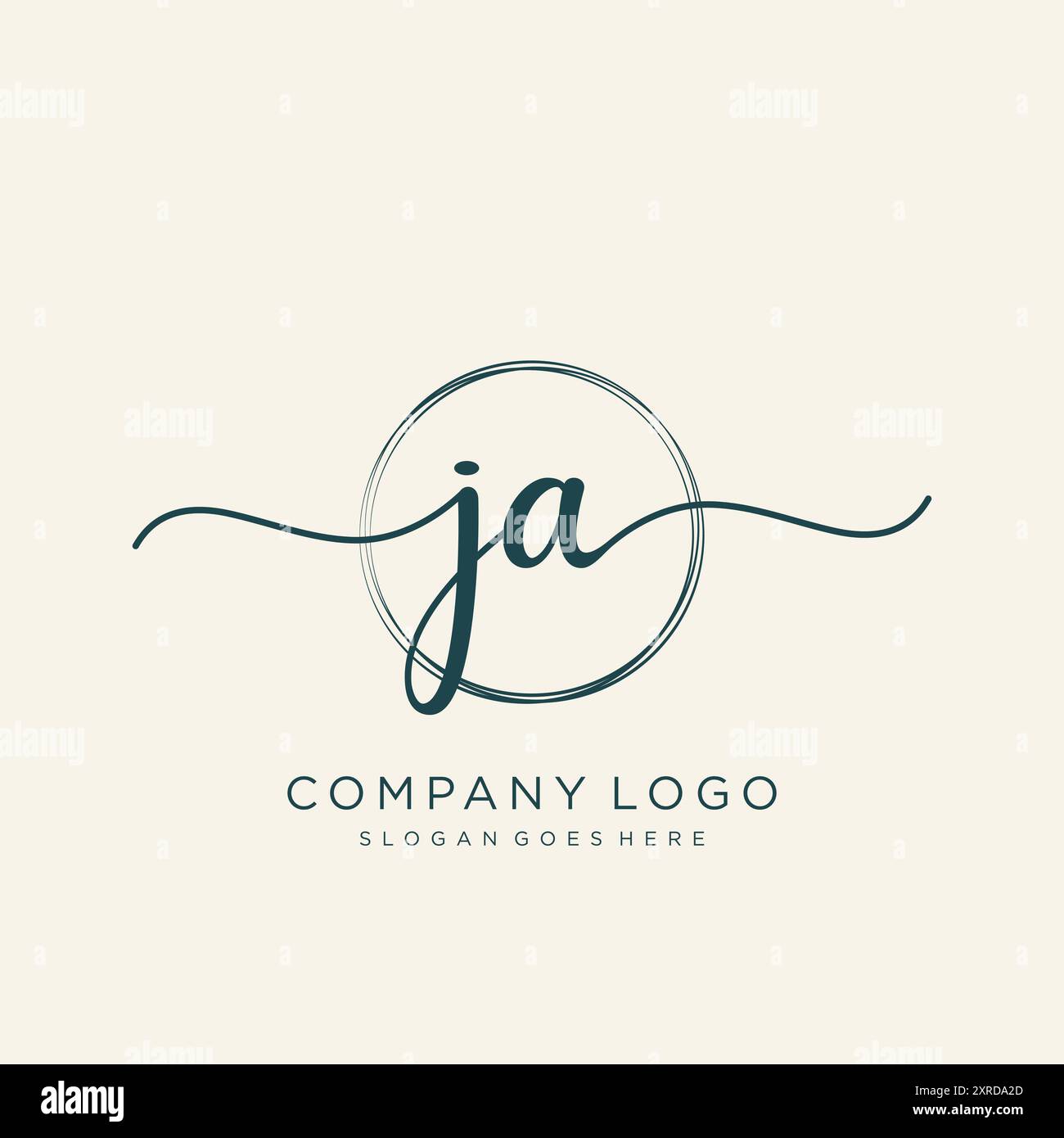 Ja initial Stock Vector Images - Alamy