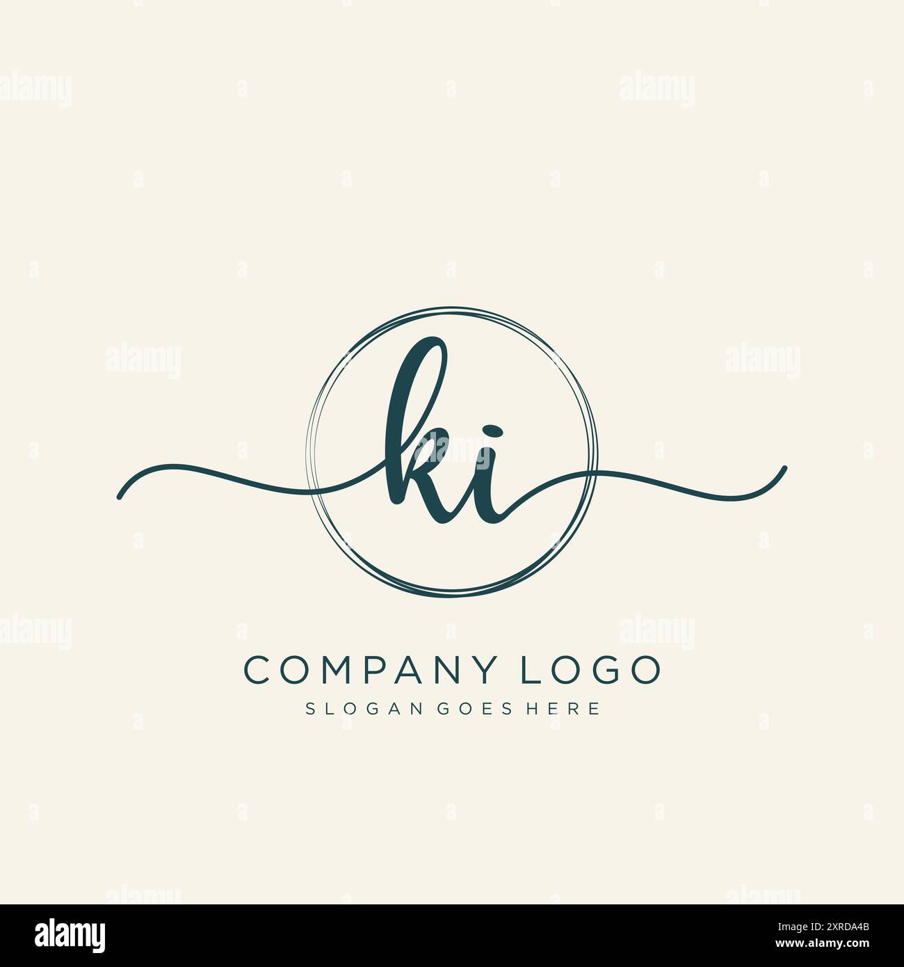 Initial ki logo hi-res stock photography and images - Alamy