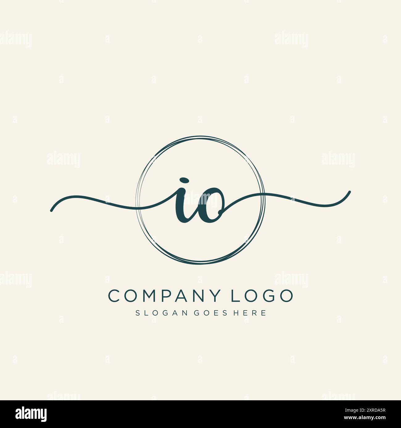 Io letter design hi-res stock photography and images - Alamy