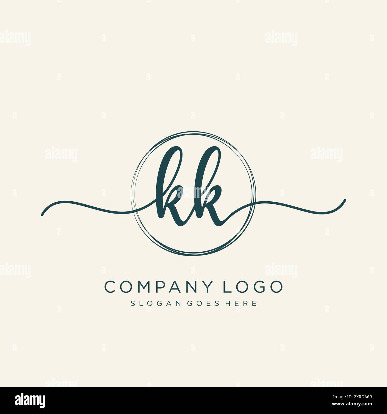 Kk letter design hi-res stock photography and images - Alamy