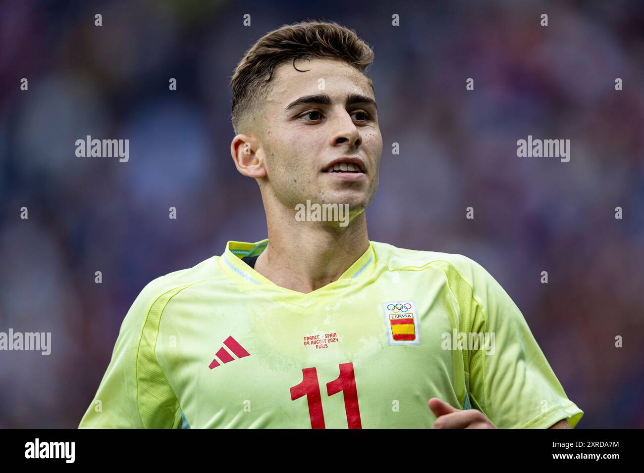 Paris, France. 09th Augut 2024. Olympic Games, final men's soccer match ...