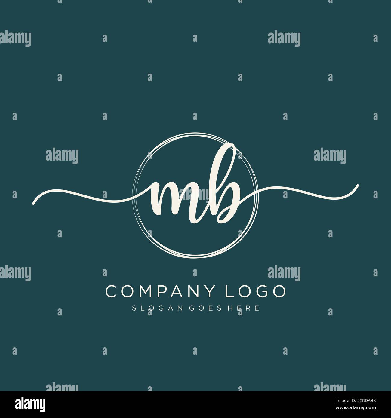 Mb letter design hi-res stock photography and images - Alamy