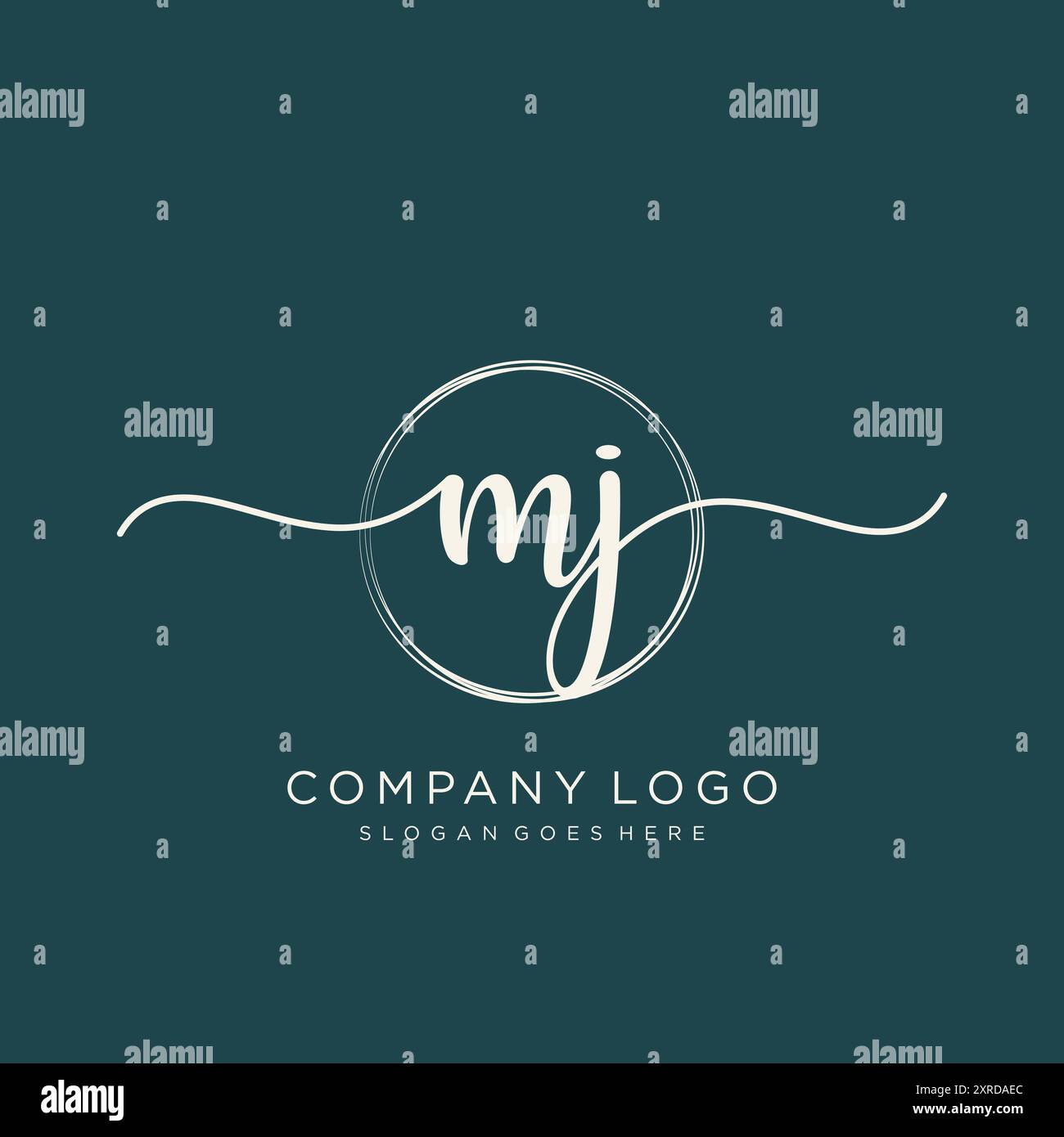 Initial mj logo Stock Vector Images - Alamy