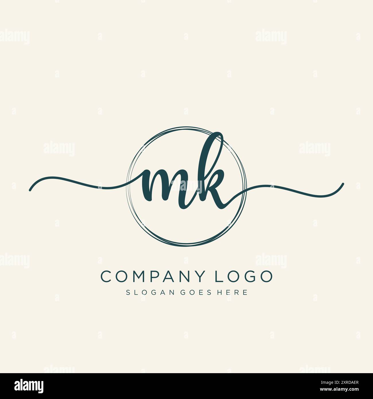 Mk initial Stock Vector Images - Alamy