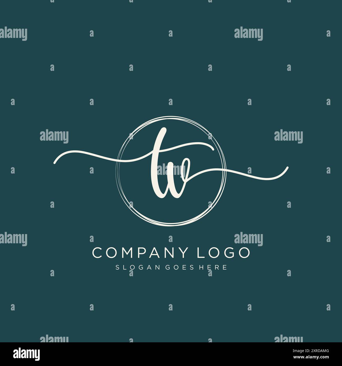 Vector tv brush logo Stock Vector Images - Alamy
