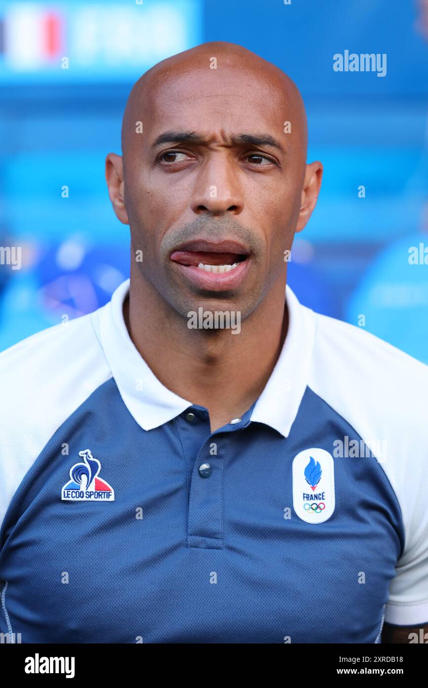 Thierry Henry Head Coach (FRA), AUGUST 9, 2024, - Football/Soccer : Men ...