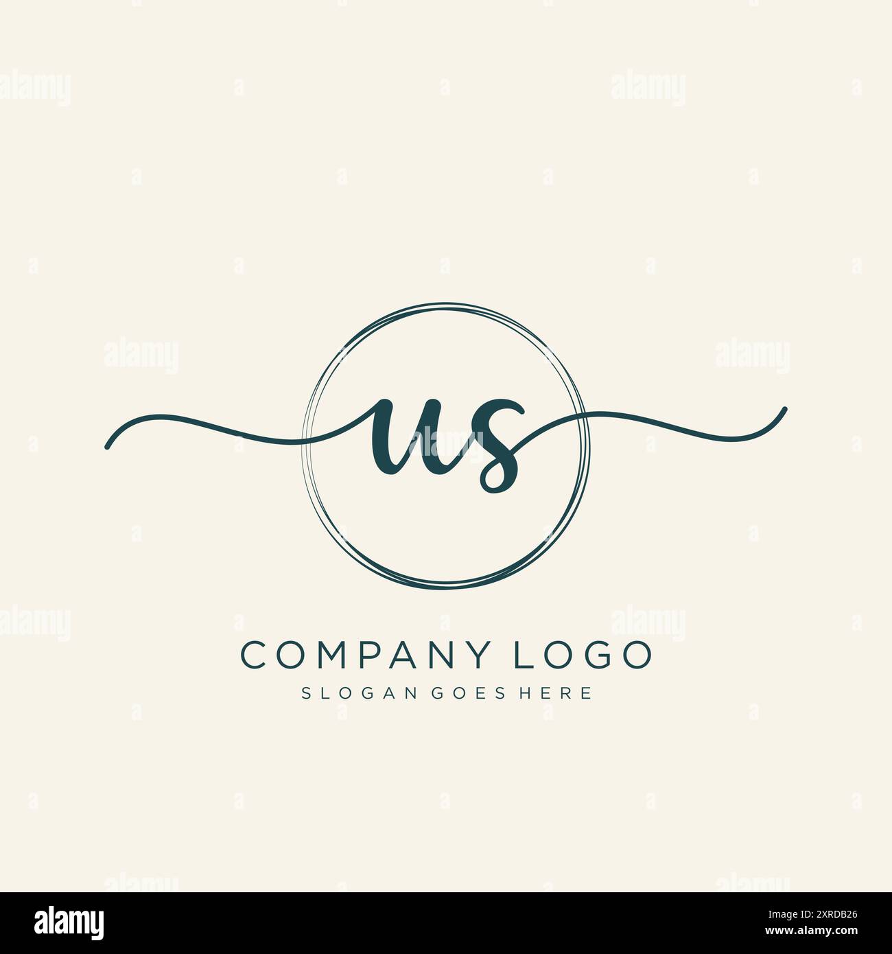 Us letter design Stock Vector Images - Alamy