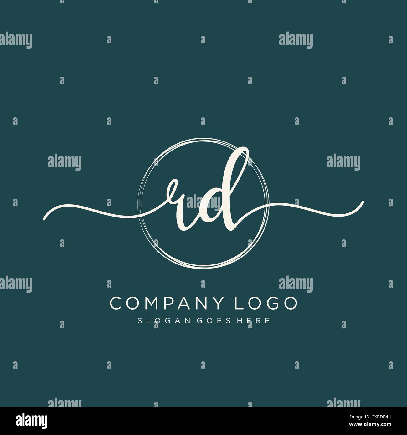 Rd initial Stock Vector Images - Alamy