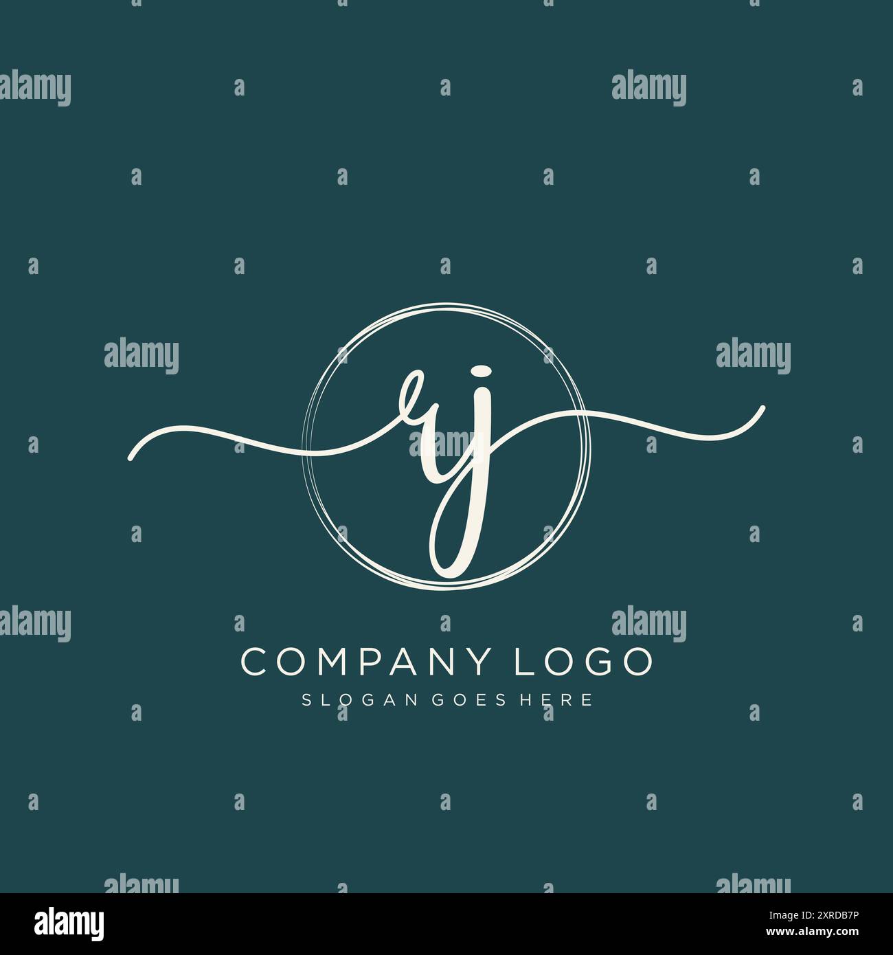 Rj initial hi-res stock photography and images - Alamy