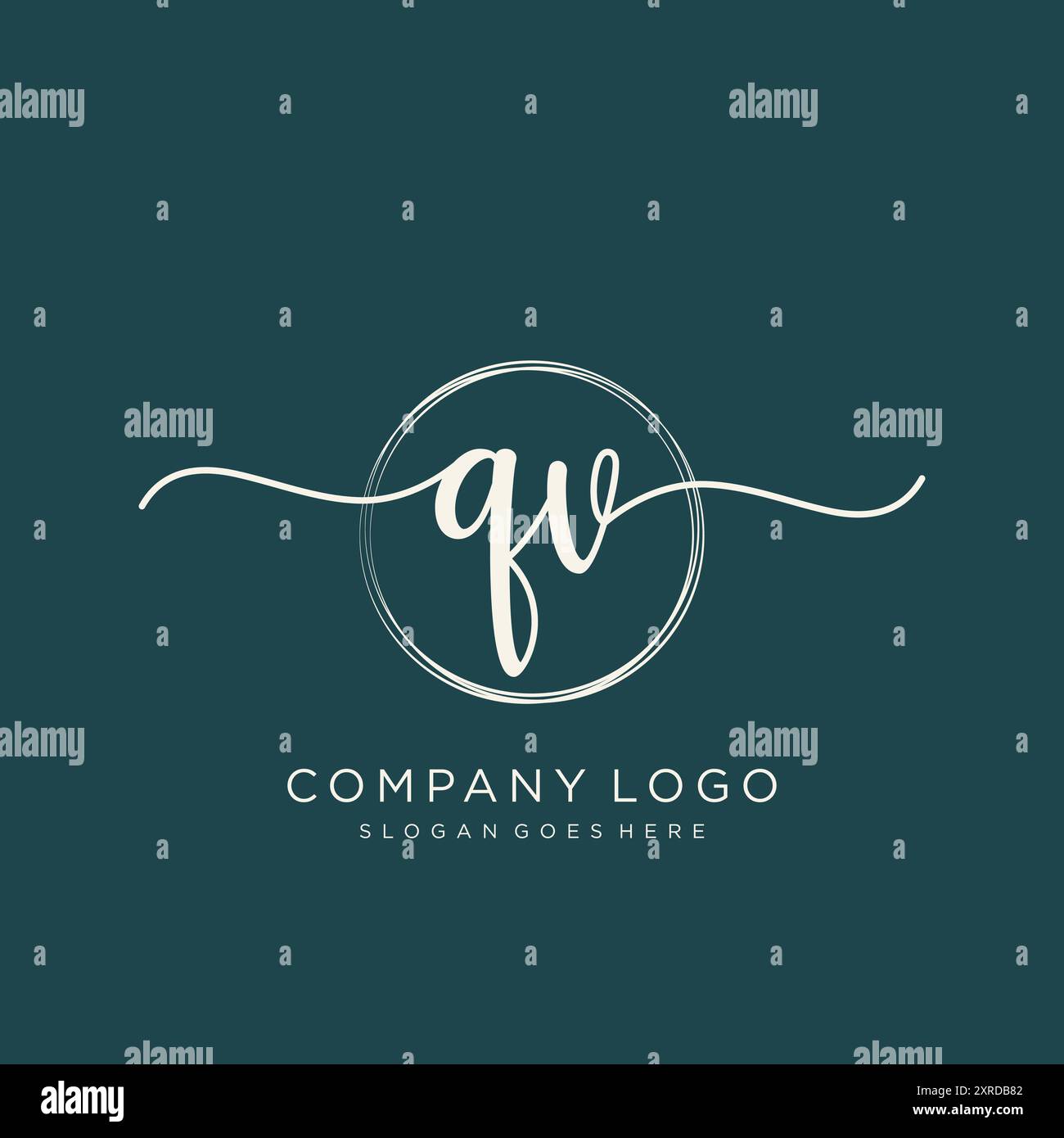 Qv design Stock Vector Images - Alamy
