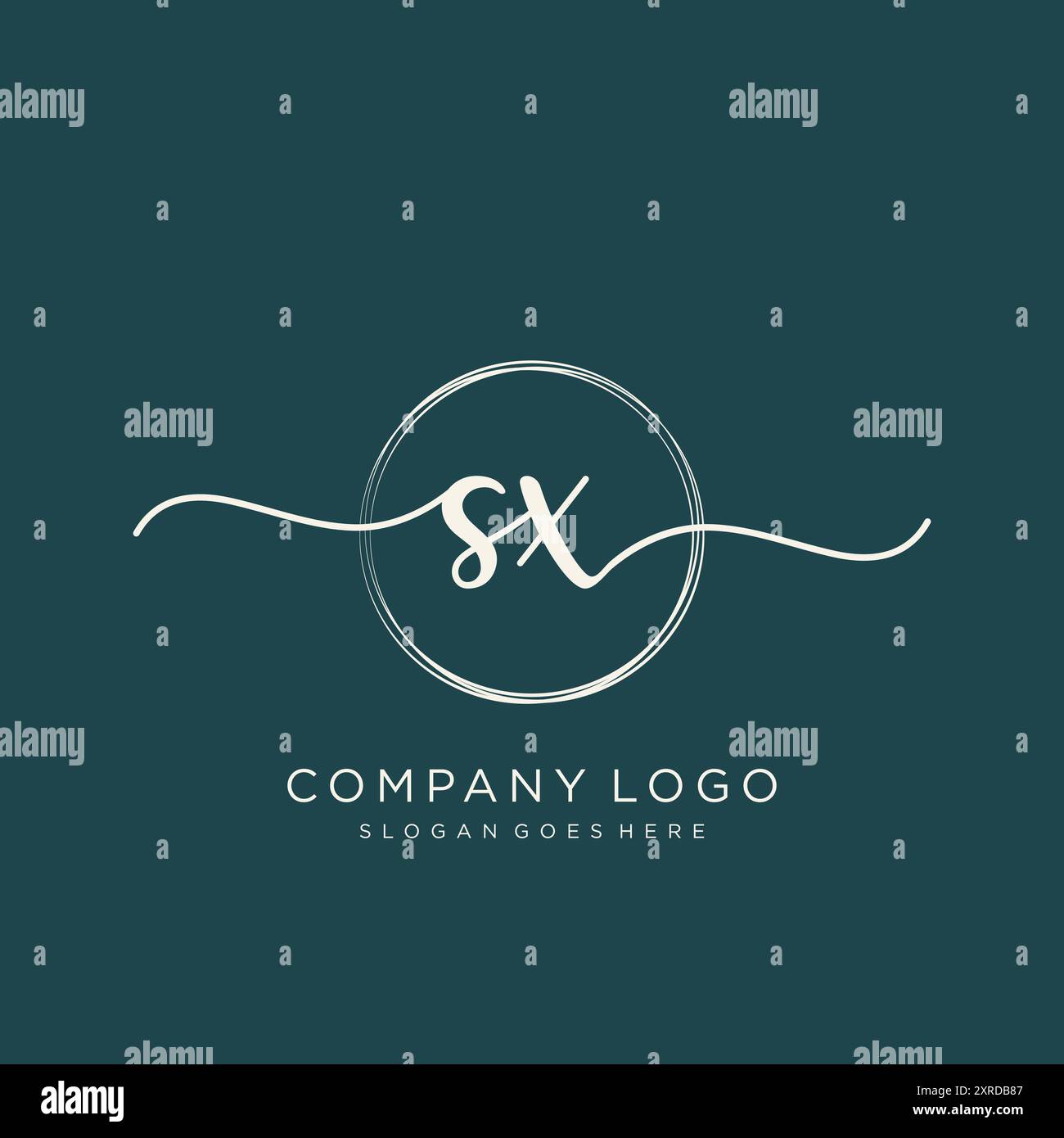 Initial sx logo Stock Vector Images - Alamy