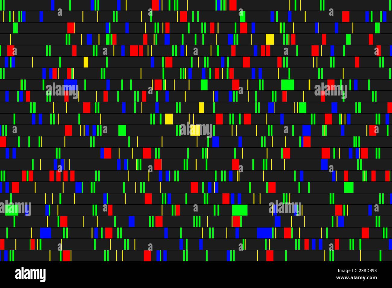 Visualization of DNA sequencing. Researches in genetics Stock Photo - Alamy