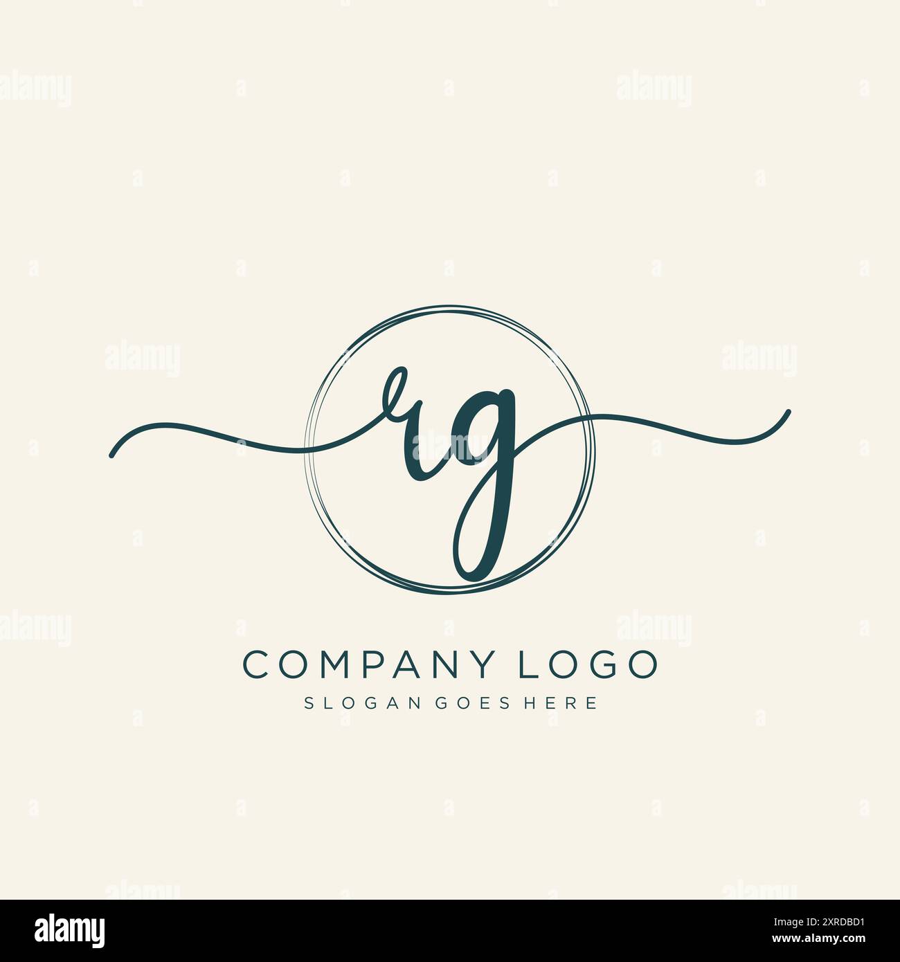 Rg letter design Stock Vector Images - Alamy