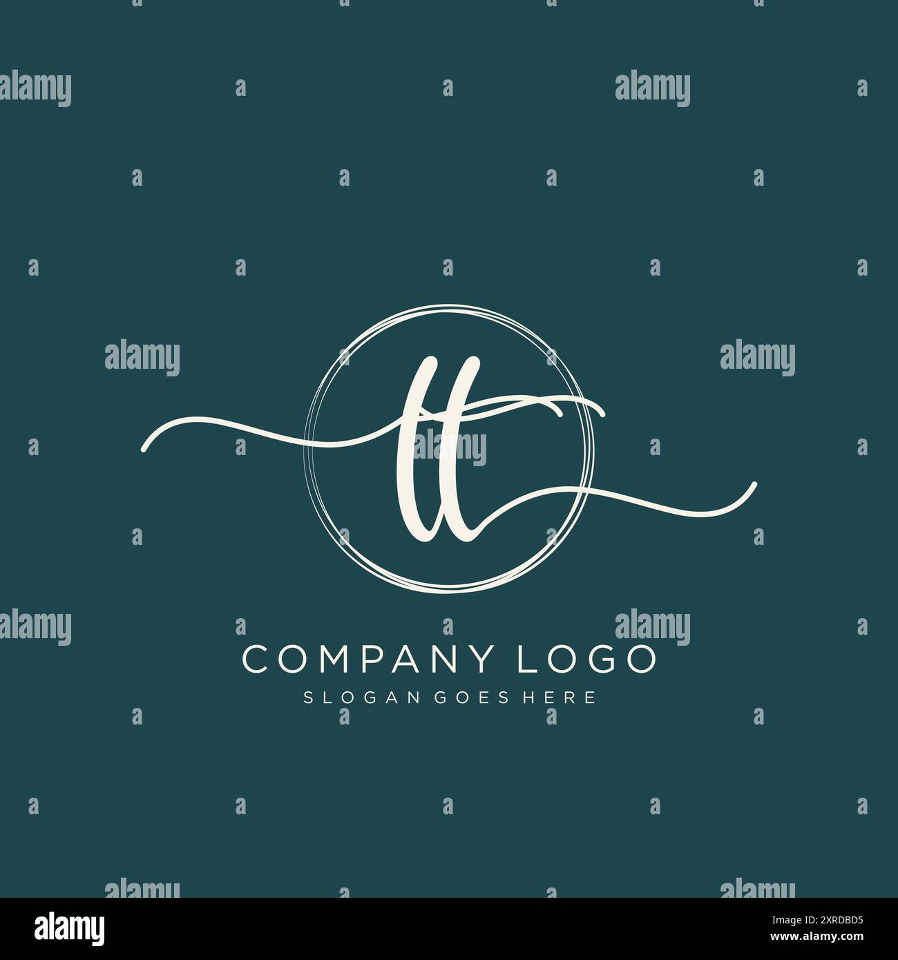 Tt initial Stock Vector Images - Alamy