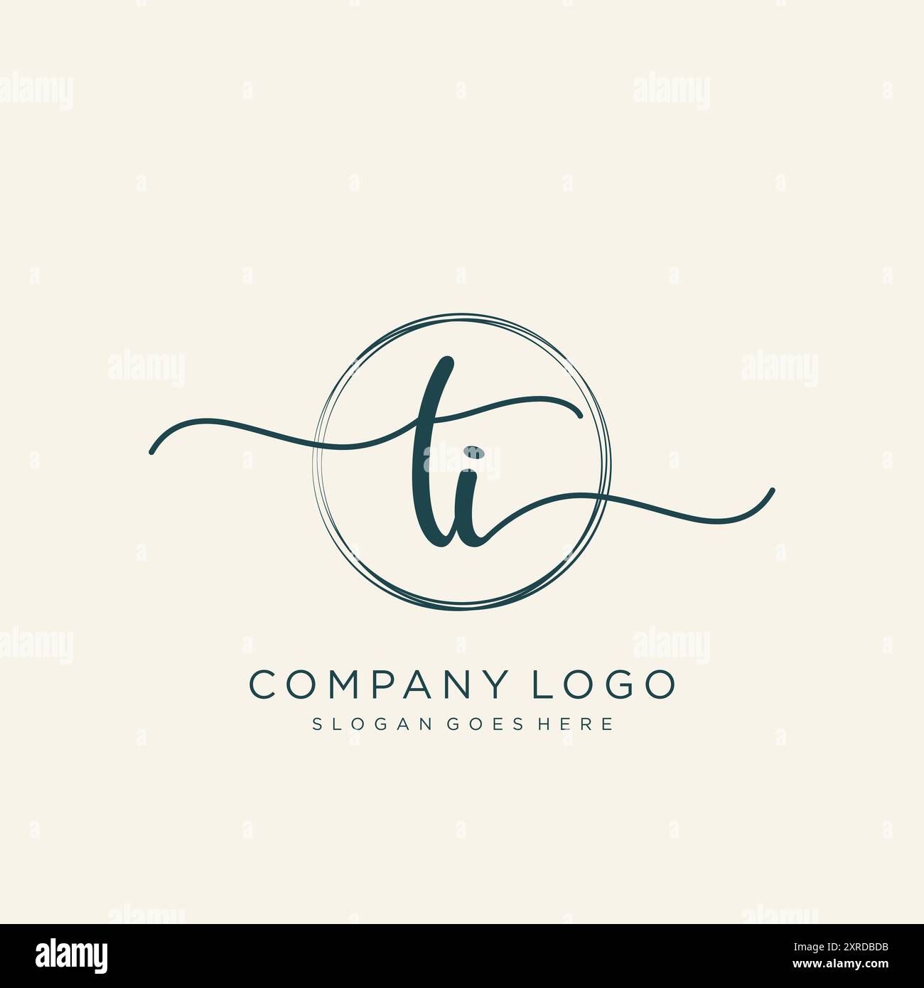 Initial ti logo Stock Vector Images - Alamy