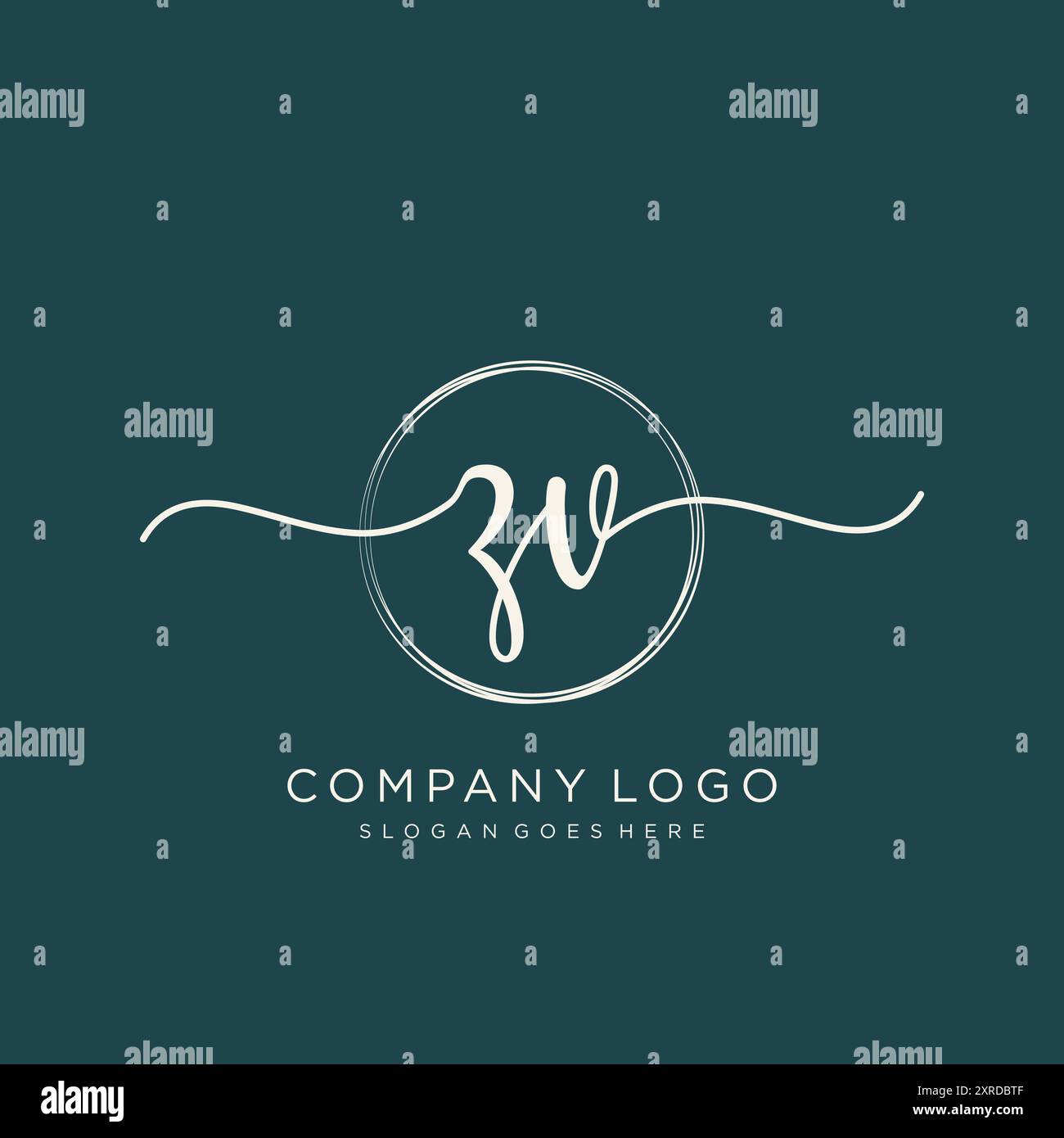 Initial zv logo Stock Vector Images - Alamy